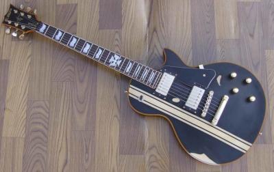 China Black ESP Relic guitar single cutaway solid body electric guitar gold hardware Tuneomatic/stoptail bridge direct from fa for sale