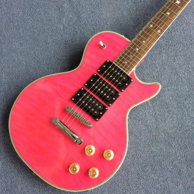 China Custom LP electric guitar ,Rosewood Fingerboard & 3 pickup,Pink for sale