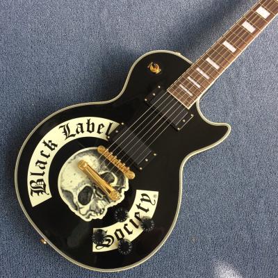 China New style high-quality custom LP electric guitar, Skeleton printing,Rosewood Fingerboard,free shipping for sale