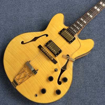 China New style high quality hollow body jazz electric guitar for sale