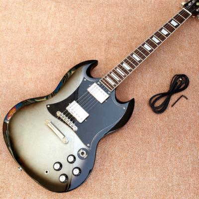 China Custom shop metal color SG tonic electric guitar guitar musical instruments mahogany body neck for sale
