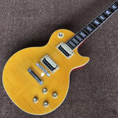 China Wholesale and Hot selling OEM New arrive Custom Shop yellow top standard SLASH Electric Guitar for sale
