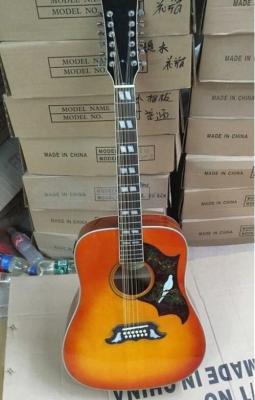 China 2018 New 12 strings Chibson Dovo acoustic guitar 12-string GB dovo electric acoustic guitar 12 strings dovo acoustic for sale