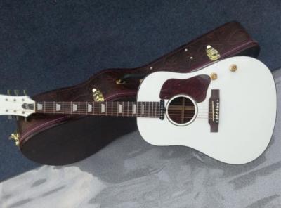 China 2018 New Chibson G160e Acoustic guitar alpine white John Lennon G160 electric acoustic guitar for sale