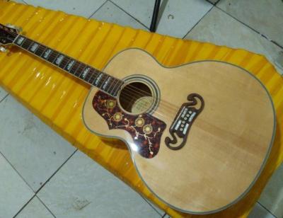 China 2018 New left handed G200 acoustic guitar solid spruce top GB lefty G200 electric acoustic guitar for sale