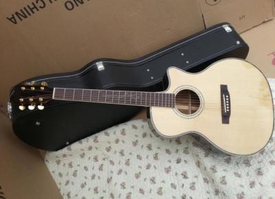 China 2018 6 strings Lakewud acoustic guitar Sungha Jung inlays lakewud acoustic handmade solid top acoustic guitar for sale