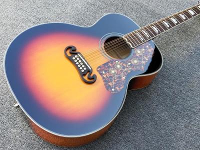 China 12 Strings G200 Acoustic Guitar with Sunset,Solid Spruce top,43 inch Maple G200vs Acoustic Guitar,Fishman pickup for sale