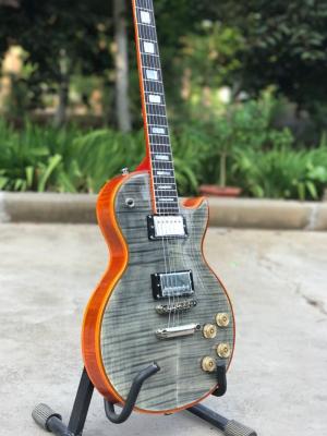 China Standard Custom LP 60 Electric guitar, LP tiger flame paul guitar for sale