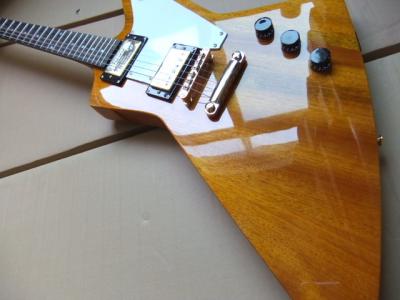 China Wholesale G Explorer Custom Electric Guitar Mahogany In Natural for sale