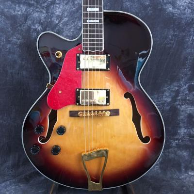 China Vintage Sunburst L5 Electric Jazz Guitars with gold Hardware for sale