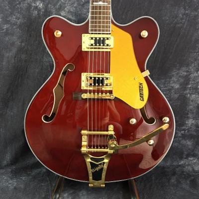 China Semi Hollow Body Bigsby Gold Hardware Jazz ES 335 Electric Guitar for sale
