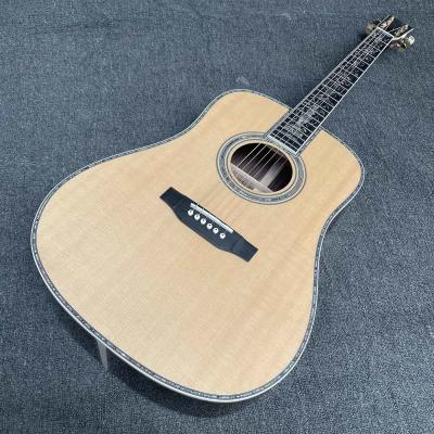 Solid R Back Side Life Tree Inlay Abalone Binding Dreadnought Acoustic Guitar Martin Guitar Style