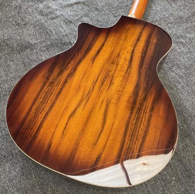 China Custom 12 Strings KOA Wood Taylor Style Acoustic Guitar Glossing Finish Body Matt Neck Open Tuner for sale