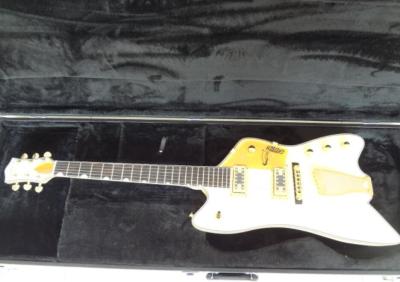 China Grets custom guitar Cream color Golden hardwares Gretsch Billy bo signature 6 string electric guitar with Grover tuner for sale