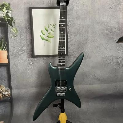 China Custom B.C. Rich Chuck Shuldiner Stealth Blue Electric Guitar Open Pickups FR Bridge for sale
