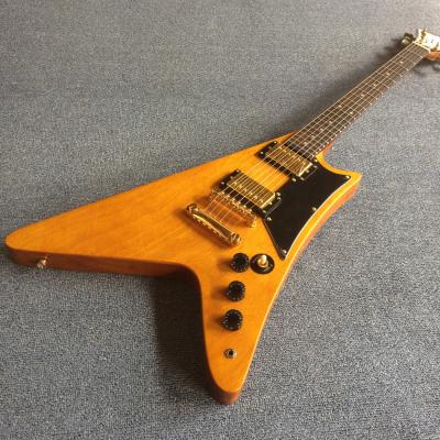 China Custom V style electric guitar,Rosewood Fingerboard ,Dots inlays,Chrome hardware for sale