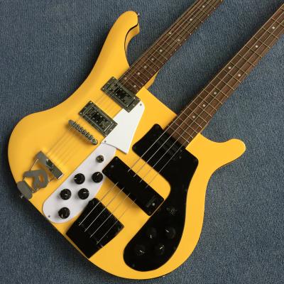 China New style high-quality customized Double Neck & body electric guitar with rosewood fingerboard for sale