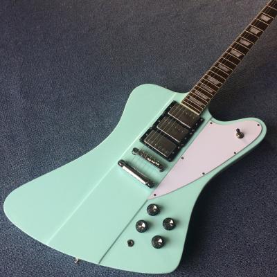 China High quality custom electric guitar, rosewood fingerboard, Light green electric guitar for sale