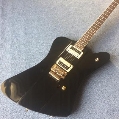 China High quality custom electric guitar, rosewood fingerboard, black electric guitar,Tremolo system for sale
