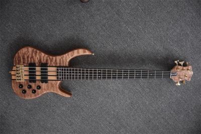 China 5 string bass guitar Smith bass bass Bolt on neck Custom for buyer with maple neck and black inlay for sale