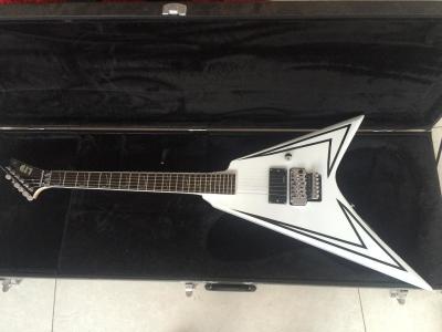 China 6 strings LTD flying V model electric guitar floyd rose bridge rosewood fingerboard custom guitar for sale