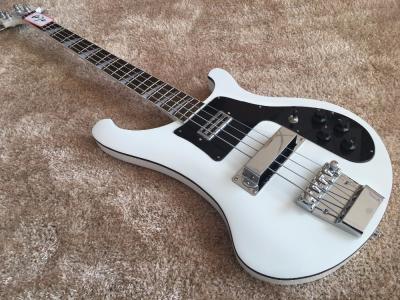 China 4 string bass guitar set in neckshark inlay on rosewood black ABS binding set in neck RIC 4003 bass guitar for sale