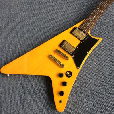 China High-quality custom V style electric guitar, rosewood fingerboard , Chrome hardware for sale