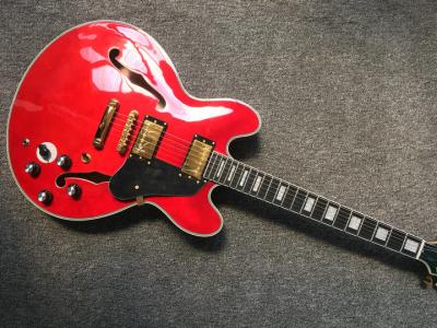 China Wholesale ES335 Jazz electric guitar ES 335 Guitar Chrome hardware In Wine ES-335 for sale