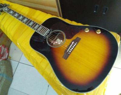 China 3 tones Chibson G160E Acoustic guitar sunburst John Lennon G160 electric acoustic guitar for sale