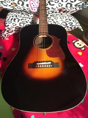 China Sunburst Chibson G45 acoustic guitar antique 41 inch 1935 advanced jumbo G45 VS electric acoustic guitar for sale
