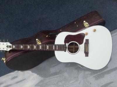 China Gibson J160E Acoustic guitar alpine white John Lennon electric acoustic guitar for sale