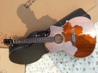 China Custom KOA body acoustic guitar KOA electric acoustic guitar Free Shipping Sunset finish KOA acoustic for sale