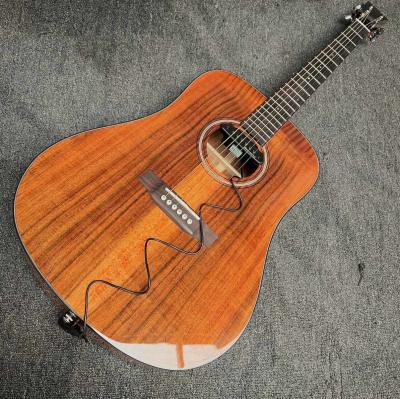 China Custom Martin Style Dreadnought D-18AA All Solid KOA Wood Acoustic Guitar, Accept Guitar OEM for sale
