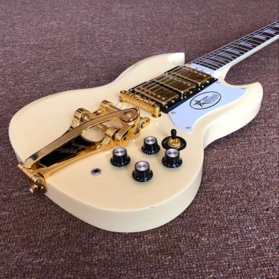 China New style,China Custom SG Jazz electric guitar,Rosewood fingerboard,3 pickups,Gold hardware gitaar,vibrato system for sale