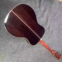 China AAAAA Solid Spruce Top OM Acoustic Guitar Solid Rosewood Back Sides Bone Nut for sale