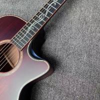 China AAAAA Solid Koa Top K24ce Acoustic Guitar Taylor Style Bone Nut Solid Koa Back for sale