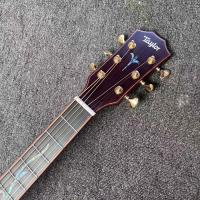 China AAAAA Solid Koa Top K24ce Acoustic Guitar Taylor Style Bone Nut Solid Koa Back for sale