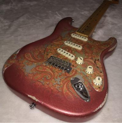 China High quality custom alder body mahogany neck alder back side JA jaguar electric guitar Prince Cloud brand guitar Hand for sale