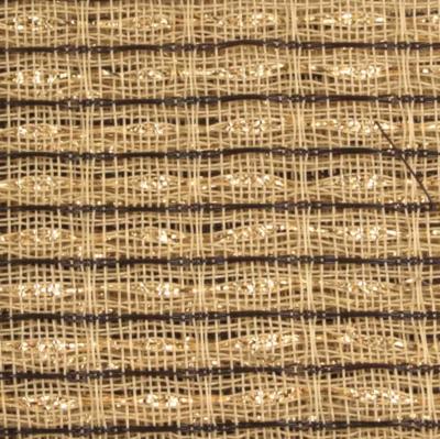 China Cabinet Grill Cloth Oxblood Red and Tan 59