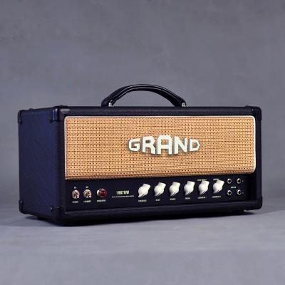 China 1987 Grand Style Hand Wired All Tube Guitar Amplifier Head 50W in Black or Brown for sale