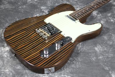 China natural finishing Zebrawood body zebrawood neck Tele Electric guitar Guitarra All color Available for sale