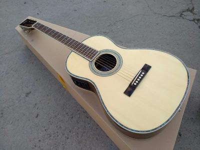 China ooo42 acoustic guitar 00 solid spruce parlor acoustic guitar OOO body AAA quality guitars for sale