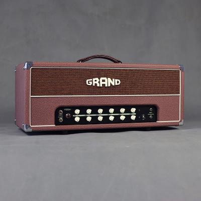 China Tube Guitar Amplifier Head in Brown Black 100W 4-band Separate EQ controls (Treble,Mid,Bass,Presence) for sale