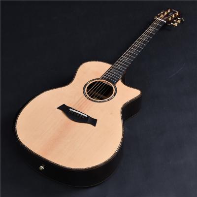 China Full solid wood Customized solid wood acoustic guitar solid rosewood back and side 914s guitar for sale
