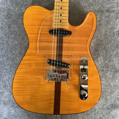 China High Quality Avril Ramona Lavigne electric guitar yellow craftsmanship tele guitar free shipping for sale