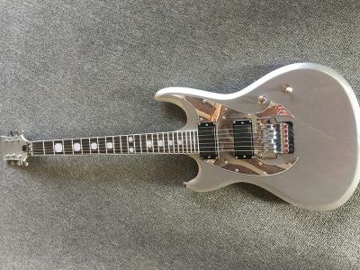 China Top quality factory custom Silver Powder Mirror Panel High Quality Guitar/Anmiyue China Electric Guitar for sale