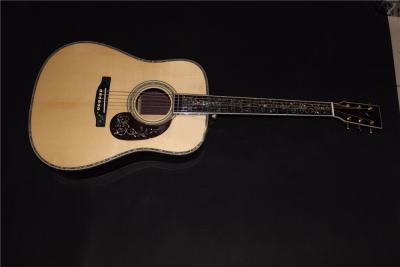 China AAAAA all solid wood guitar customize right the best D shape right left handed acoustic electric guitar for sale