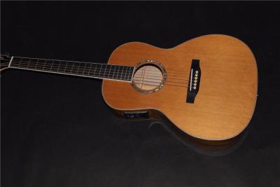 China AAAAA all solid OO body guitar custom Solid OO acoustic guitar 14 frets acoustic electric guitar for sale