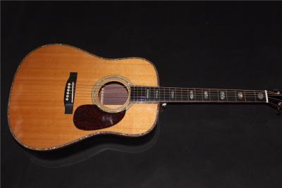 China AAAA all solid dreadnought guitars customize D-45 handmade amazing acoustic guitar for sale