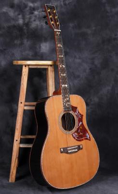 China D style solid cedar wood acoustic guitar 41 inch rosewood and maple Flame back Guitar for sale